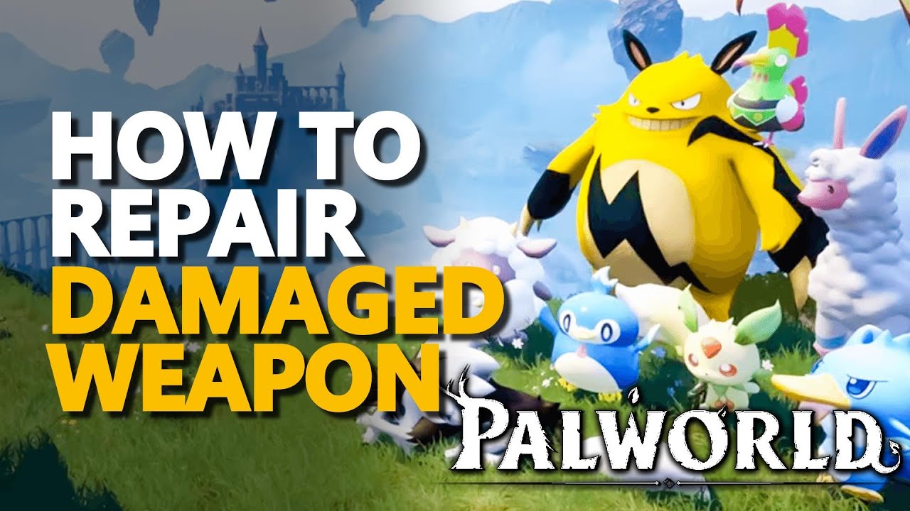 How to Repair damaged Weapon Palworld - YouTube