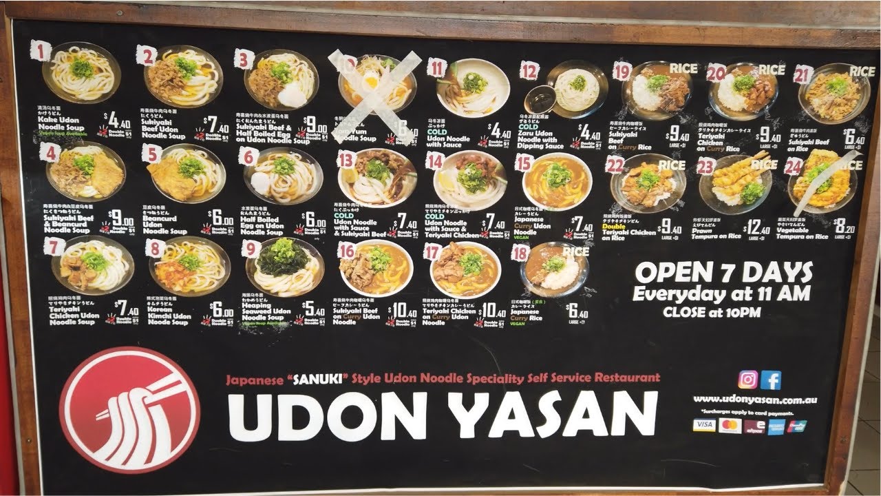 Cheap & Tasty Food In Melbourne - Udon Yasan - Japanese Cheap Eats ...