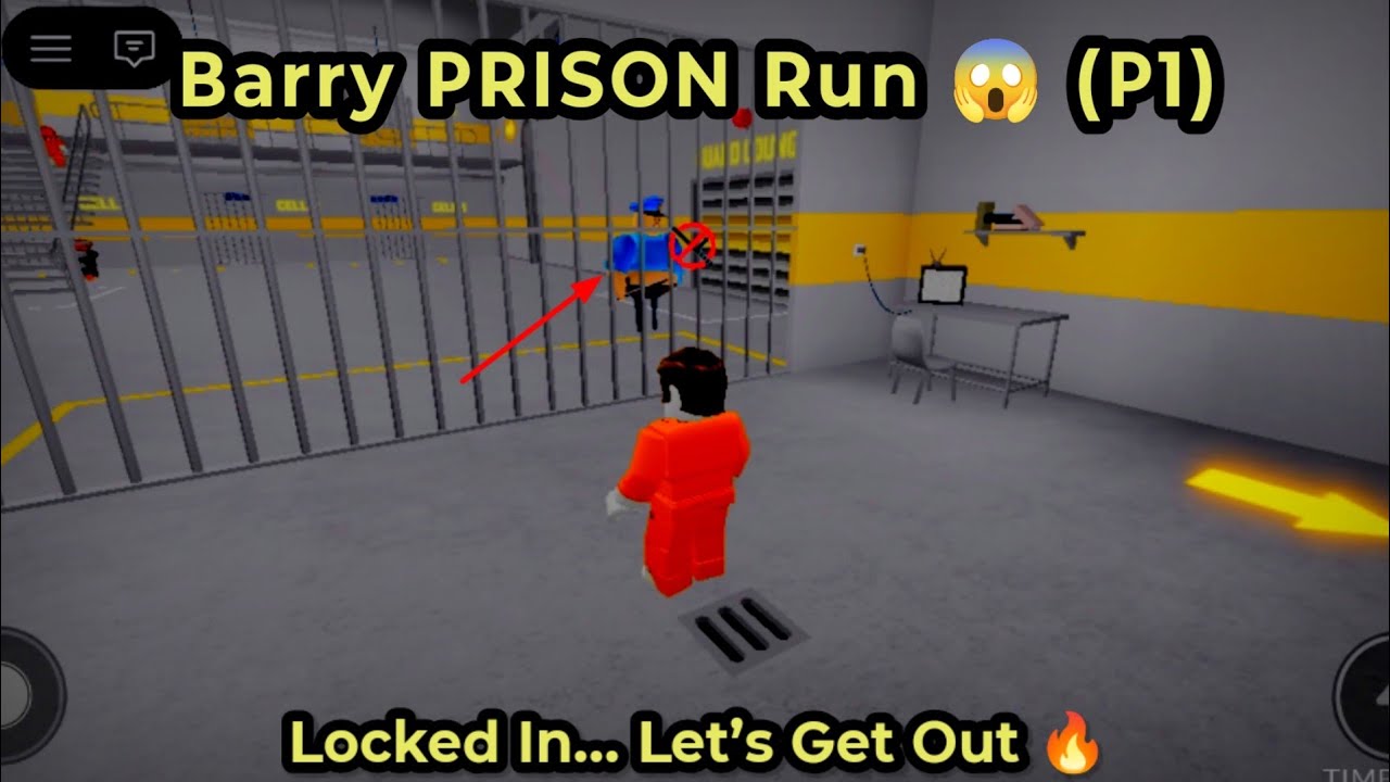 Barry Prison Run: Locked Inside the Worst Prison 😱 | Escape Challenge ...