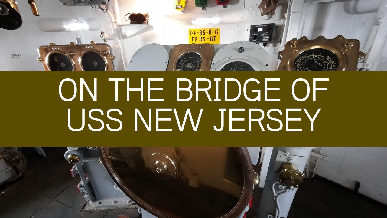 A Tour of the Bridge of the Most Decorated American Battleship In ...
