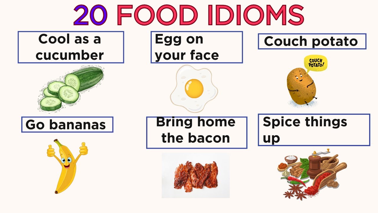 🌟20 Food Idioms 🌟 Idioms and Phrases About Food 💡 English Vocabulary 💡# ...