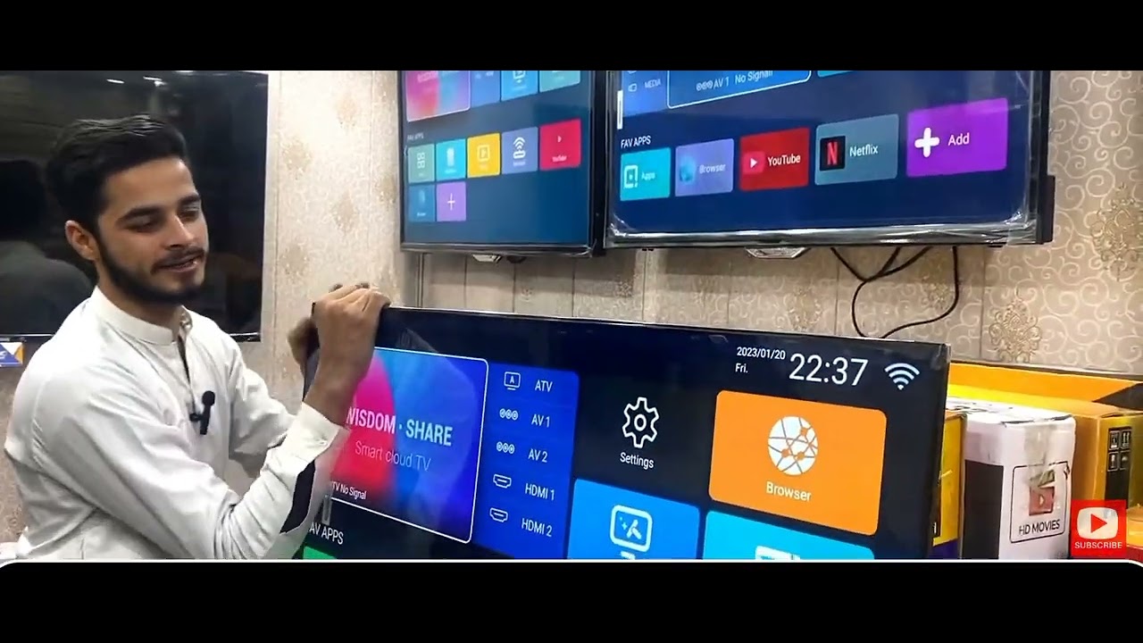 LED Android smart tv remote app Karachi Jackson market _# - YouTube