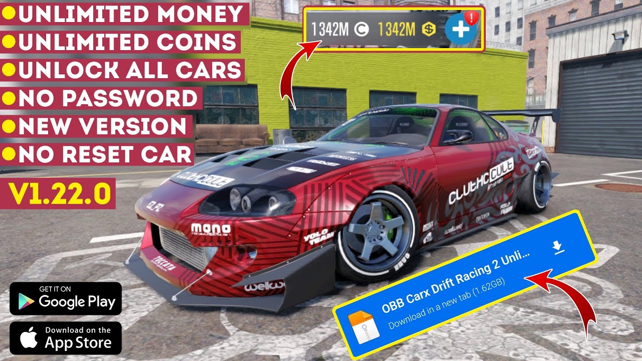 CarX Drift Racing 2 Mod Apk V1.22.0 - Unlimited Money & Coins - Unlock ...