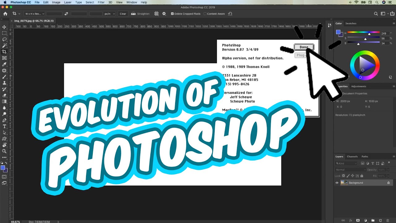 Evolution of Photoshop 35 YEARS! - YouTube