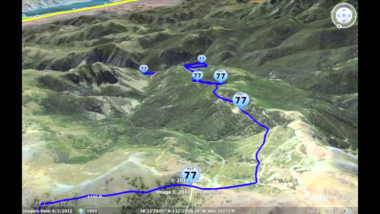 Paiute ATV Trails Map ibook 3d tour of trail PST 77 3D TOUR 720p - YouTube