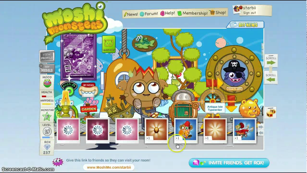 Moshi Monsters Free Code For The Daily Challenge Puzzle Floor! - YouTube