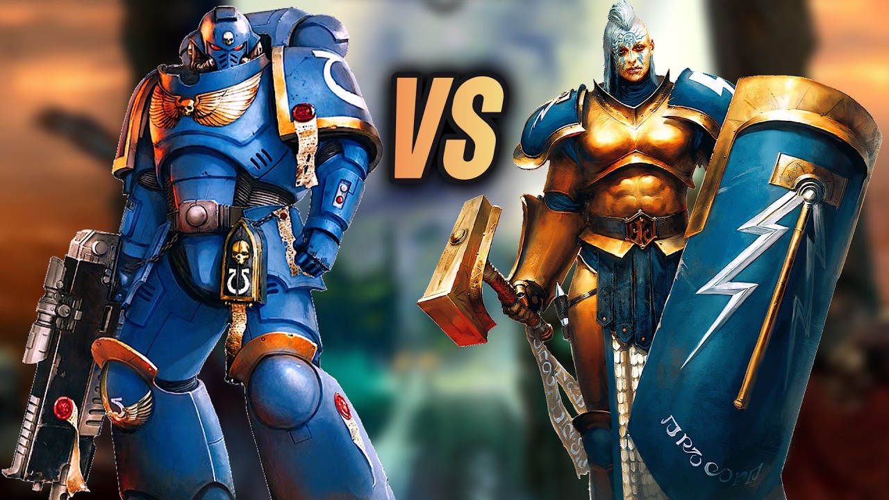 Warhammer Versus: ASTARTES vs ETERNELS vs ? - YouTube