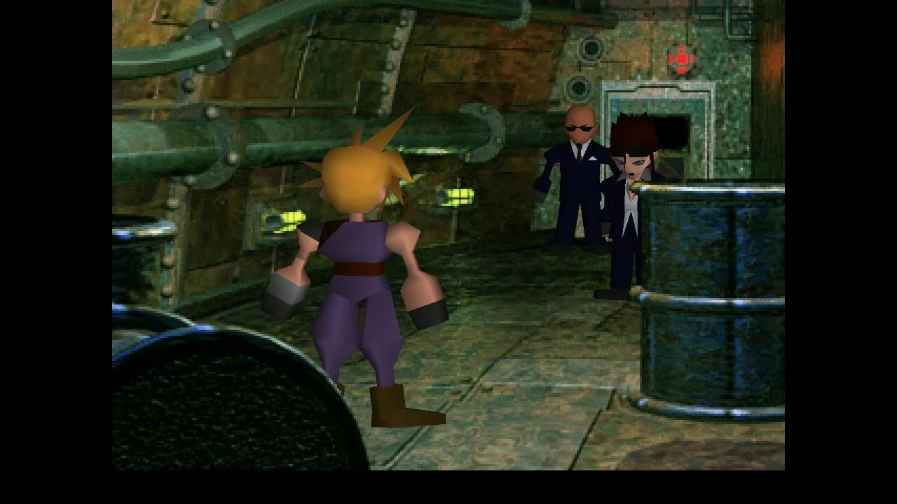 Final Fantasy VII - Turks: Reno & Rude (Sunken Gelnika) - YouTube