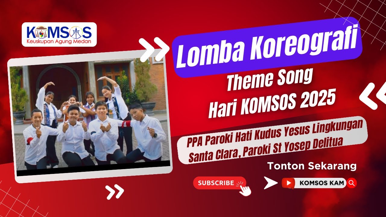 Koreografi | Lingkungan Santa Clara, Paroki St Yosep Delitua - YouTube