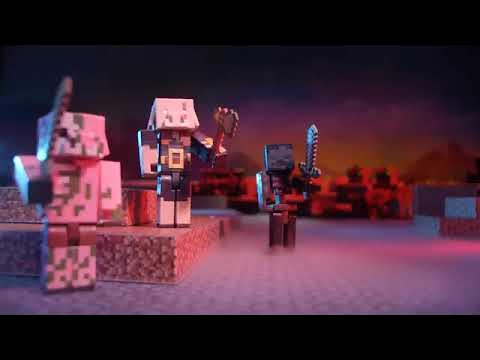 Adventures in the Nether: Minecraft Action Figures & Fireball Ghast ...