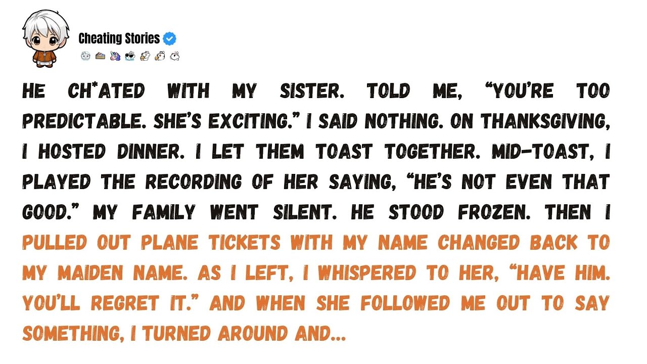 He Ch*ated With My Sister. Told Me, “You’re Too Predictable. She’s Exciting.” - Reddit-Like ...