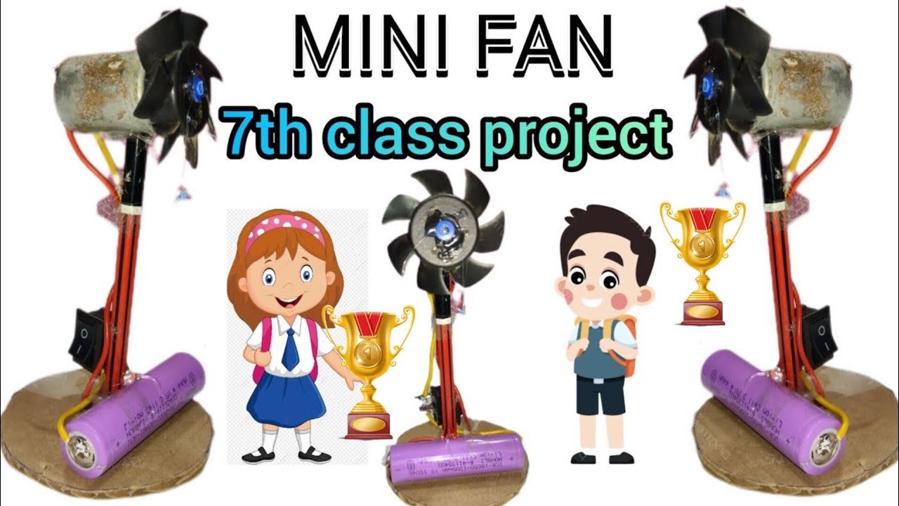 How to make Mini Fan at Home with pencil || DIY Mini Fan #viral - YouTube