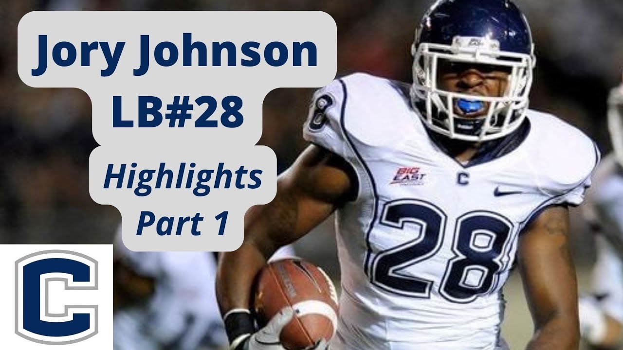 Jory Johnson #28 LB UCONN Football Highlights Part 1 - YouTube