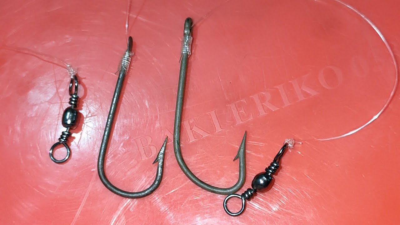 2 Cara ikat kail pancing kuat simple anti merosot - YouTube