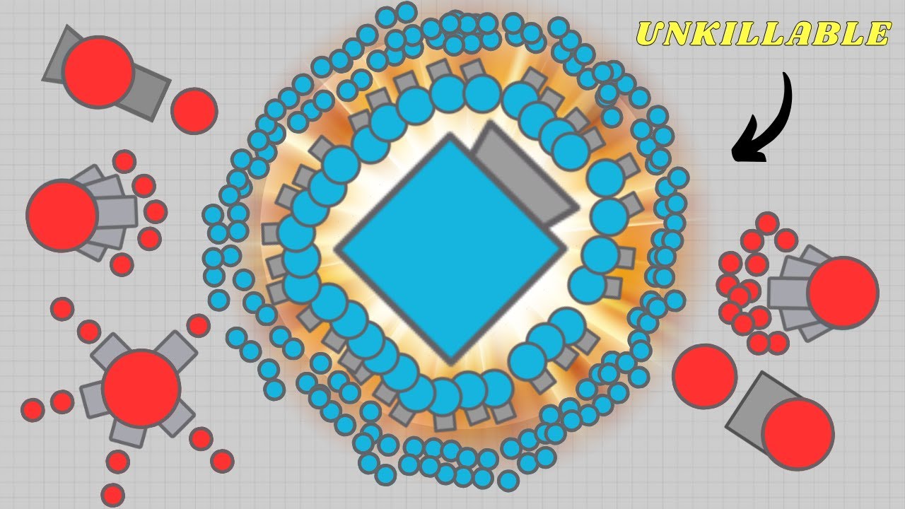 DOMINATING in Diep.io with THE MOST OP TANK in the GAME! (100k+!) - YouTube