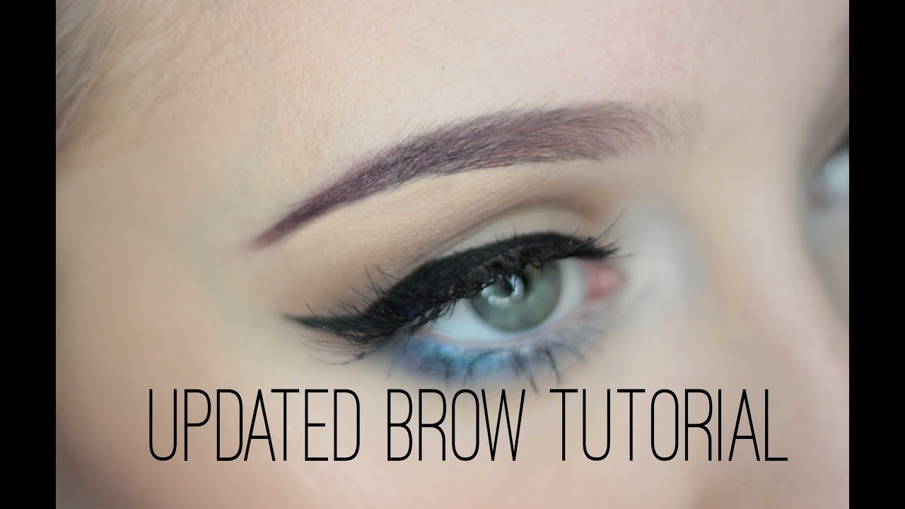 Updated Brow Tutorial | Makeupbykaitlynd - YouTube