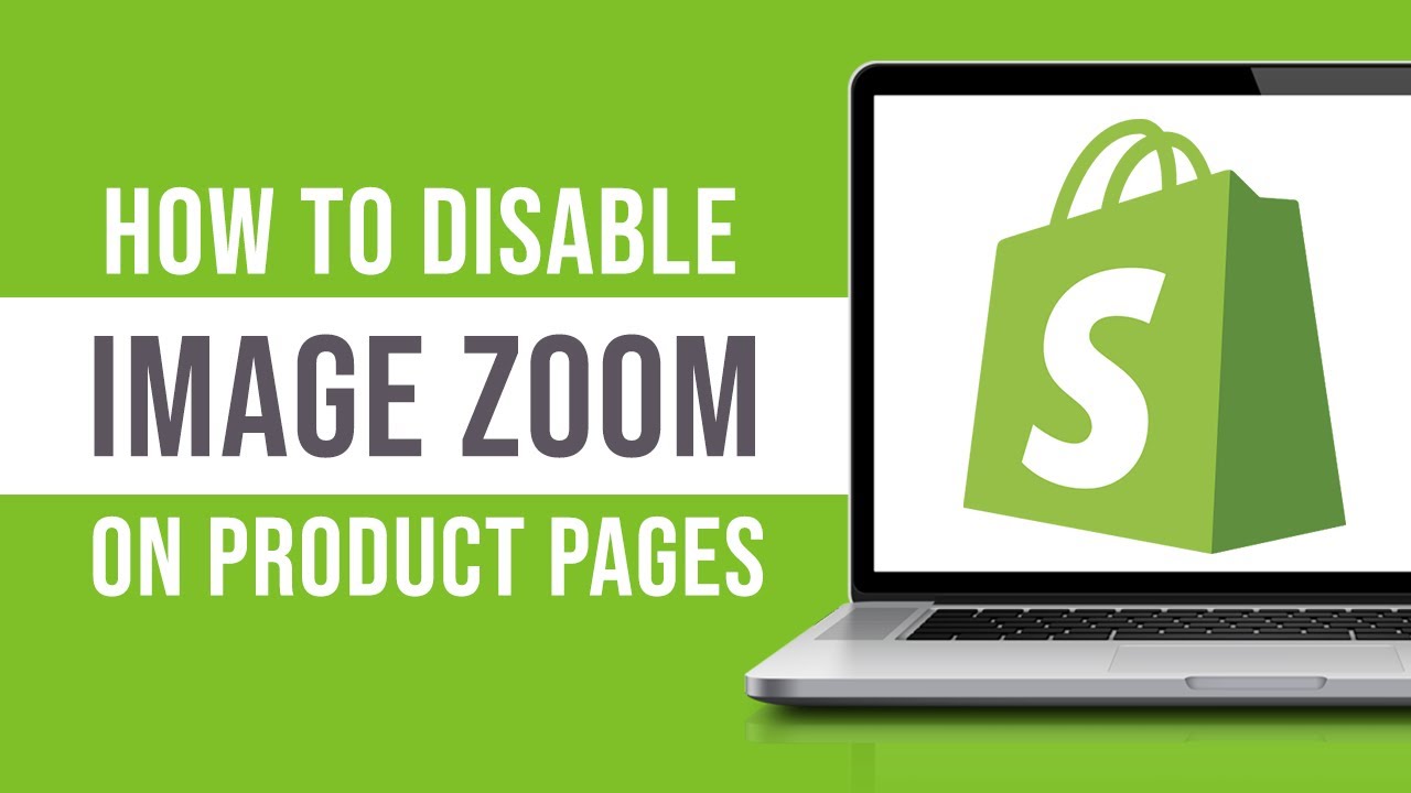 How to Disable Image Zoom on Product Pages in Shopify (Tutorial) - YouTube