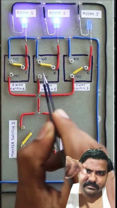Master Switch Wiring With Two Way Switch Dpdt Demonstration Shorts