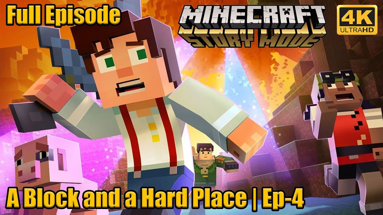 Minecraft: Story Mode - A Block and a Hard Place | Game Movie | Episode ...