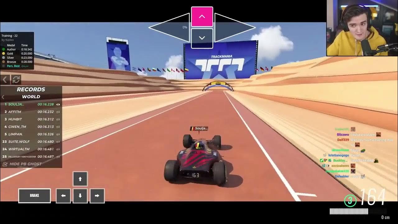 The 1st Use of Analog Keyboard in Trackmania - YouTube
