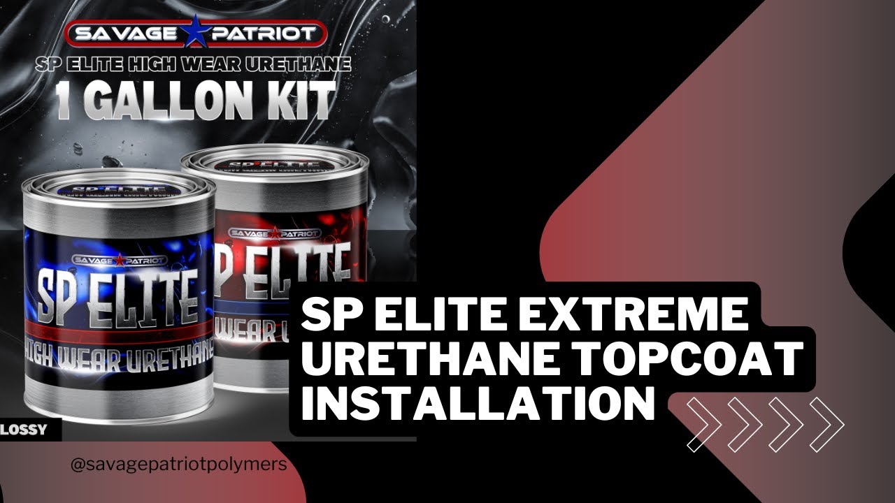 SP Elite Extreme- Urethane Topcoat Installation - YouTube