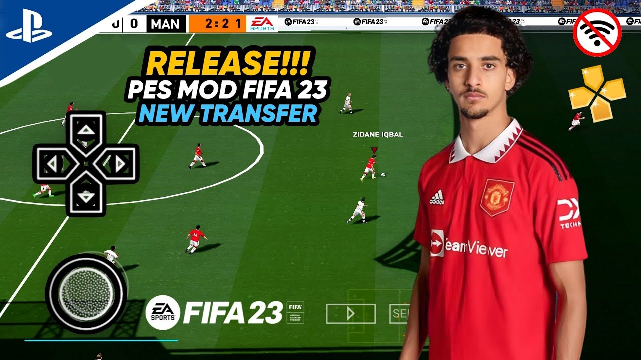 Release! FIFA 23 PPSSPP Android Offline New Transfer 2023 Best Graphics ...