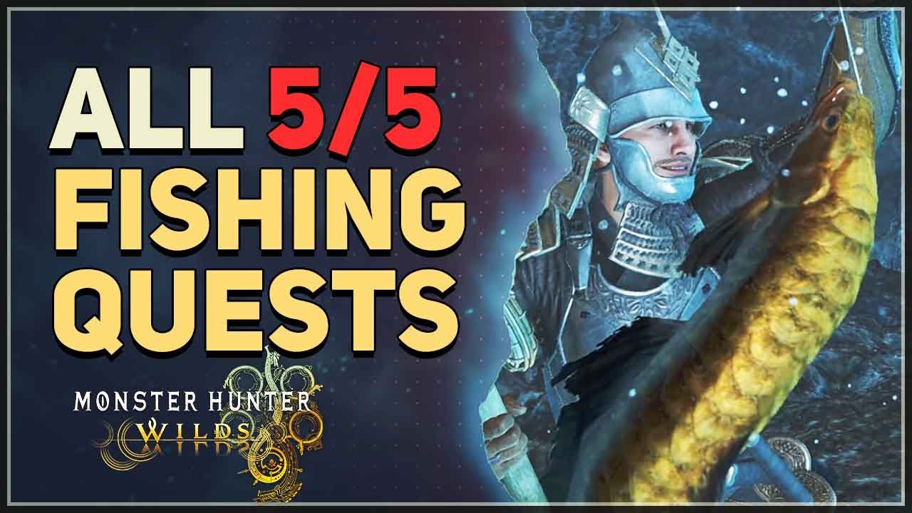 All Fishing Quests Monster Hunter Wilds - YouTube