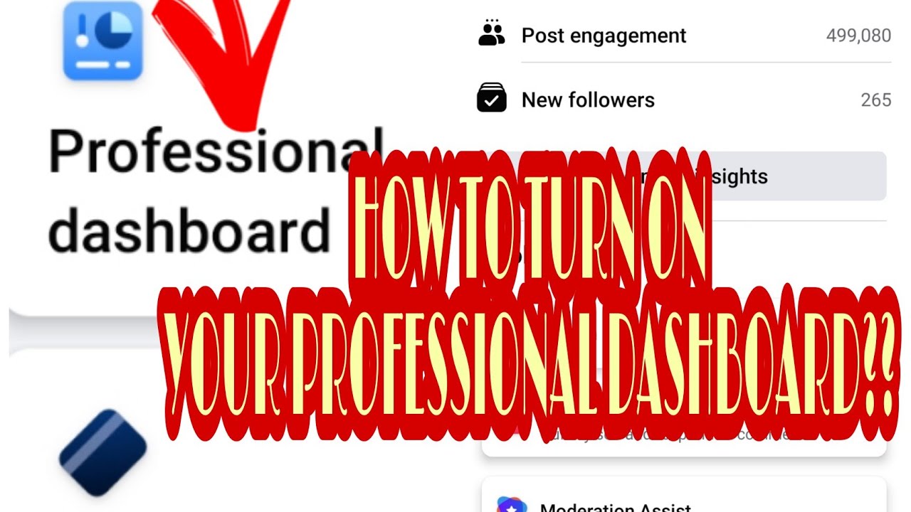 PAANO I TURN ON ANG PROFESSIONAL DASHBOARD SA ATING FACEBOOK ACCOUNT ...