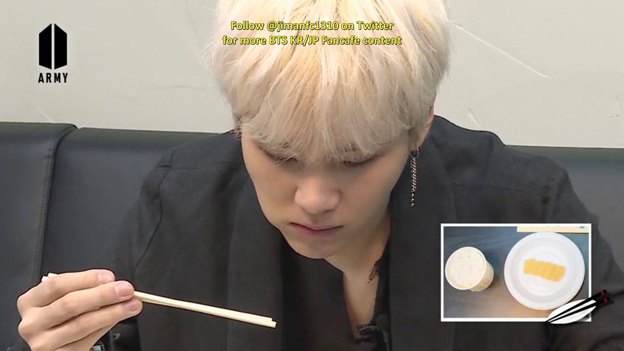[ENG SUB] 180524 Tasting Food with Suga Vol.2 \ SUGAのヒトサラ Vol.2 - YouTube