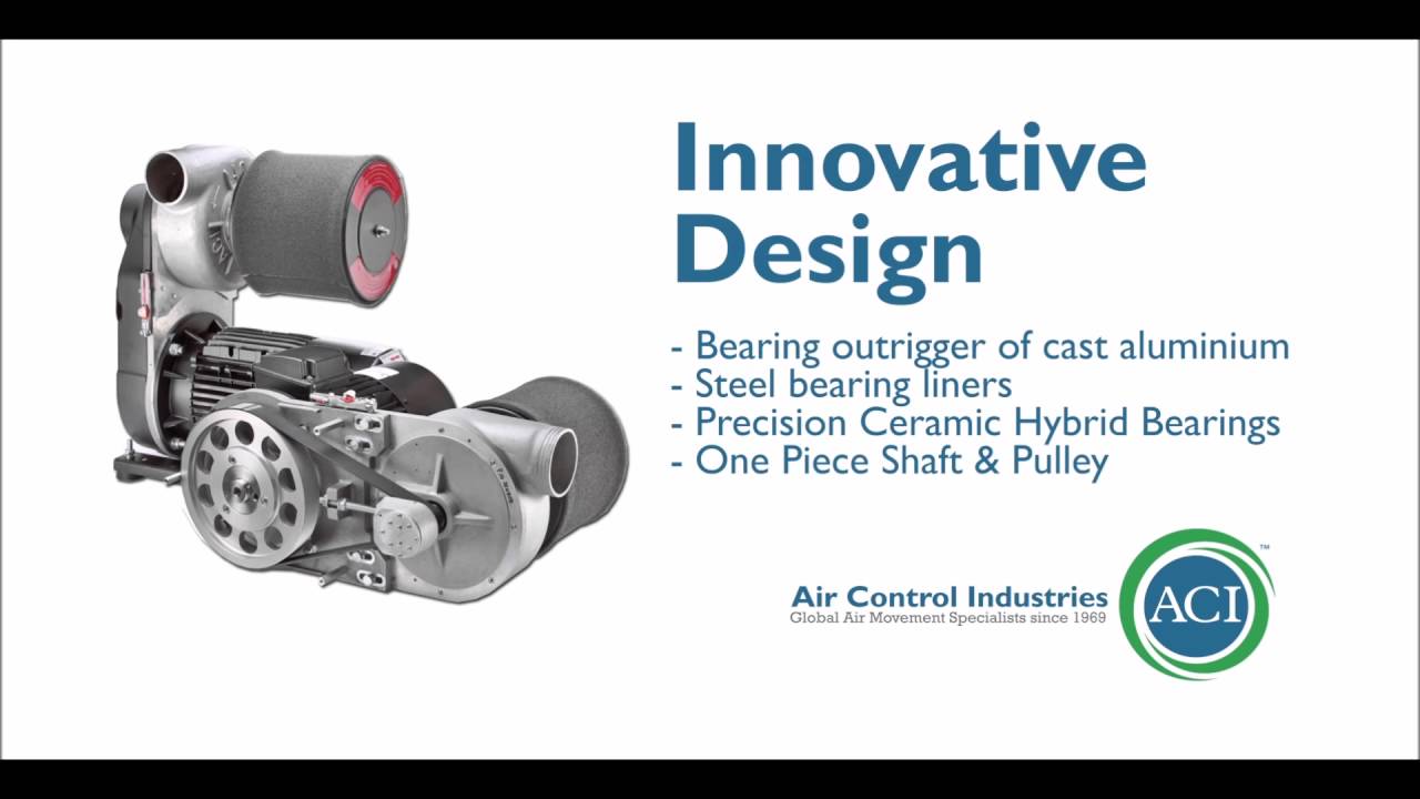 ACI's EP10A Belt Driven Compact Blower - YouTube