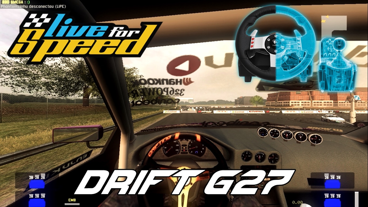 Live for Speed - Meu primeiro drift de G27 - YouTube