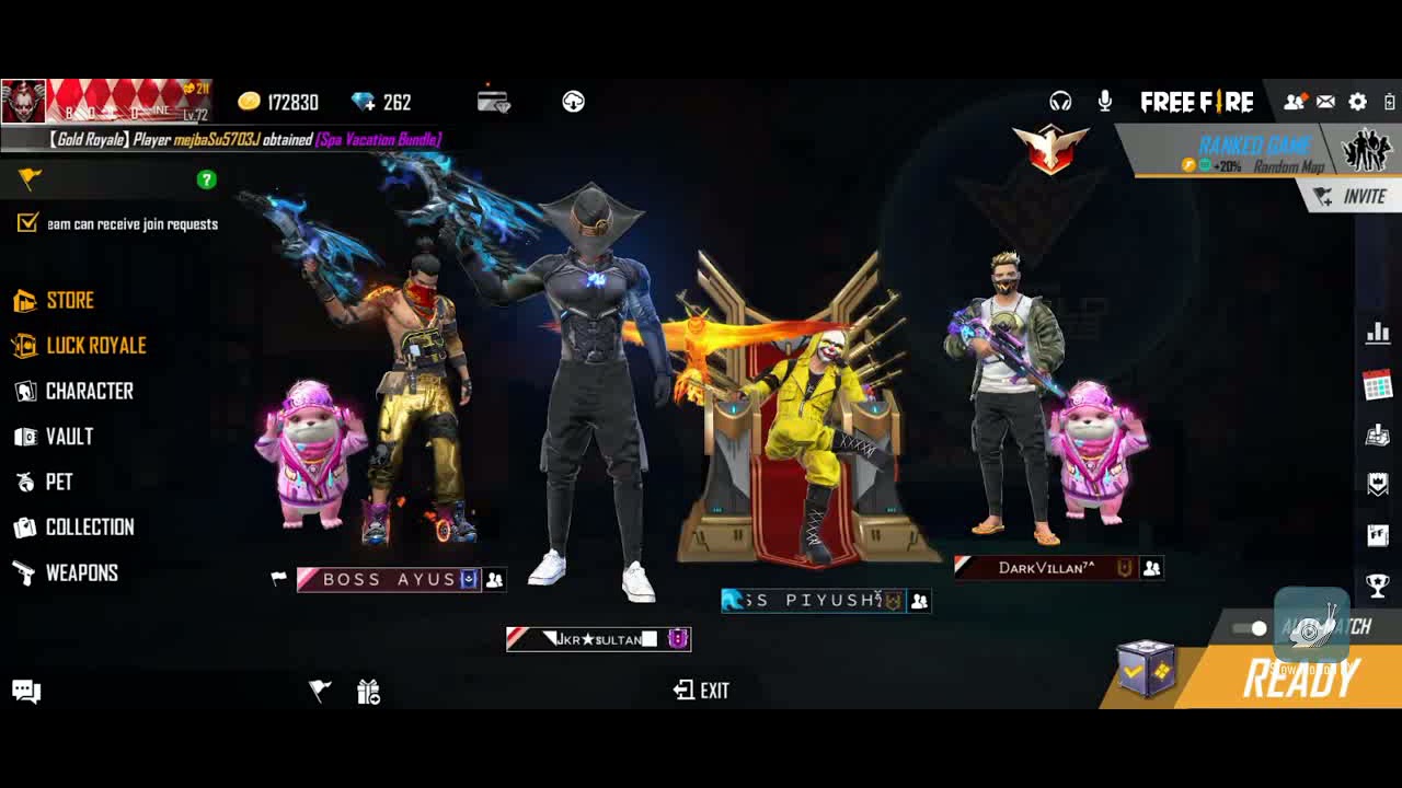 ff lover. first ff video on youtube.. id- 833339698 #jkr #sultan - YouTube