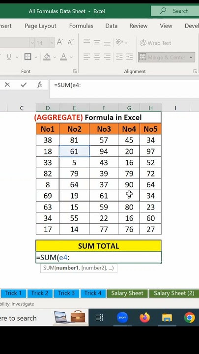 Sum In Excel Excel Sum Excel Msexcel Exceltricks Exceltips