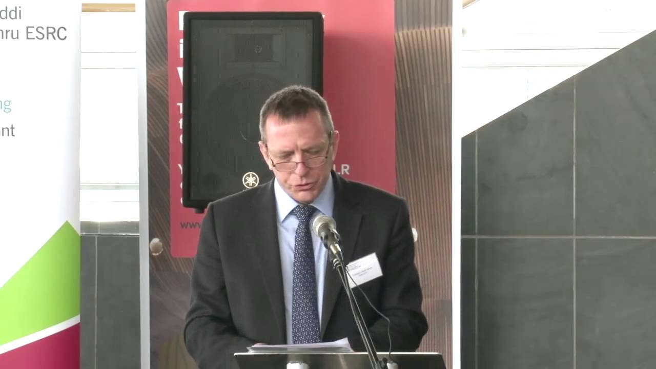 Launch of the ESRC Wales DTC - 1 - Professor David James - YouTube