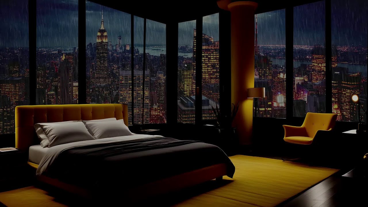 Dreams of Yellow: Complete Relaxation with Meditation | Rainy Night ...