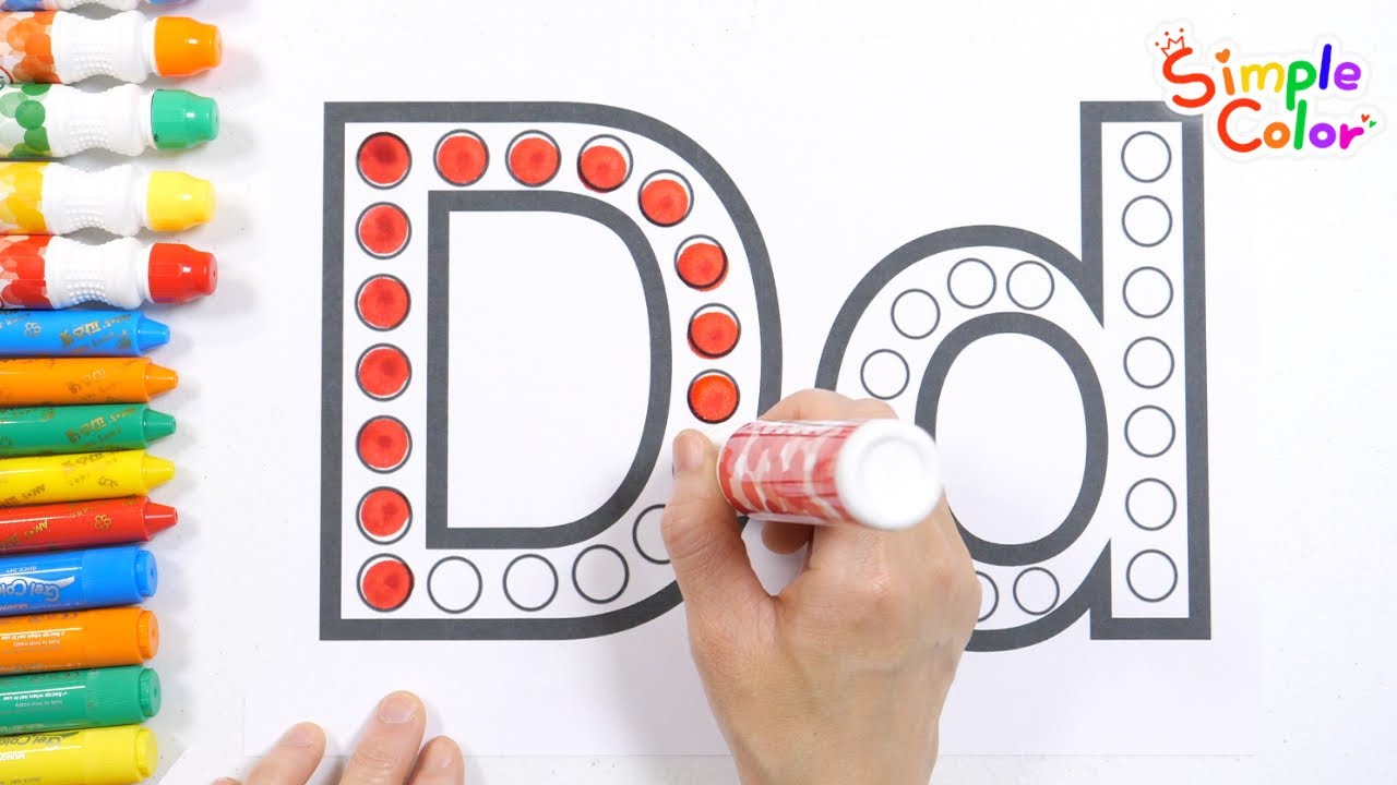 Learn words with the letter D through simple fairy tales | Find D among ...