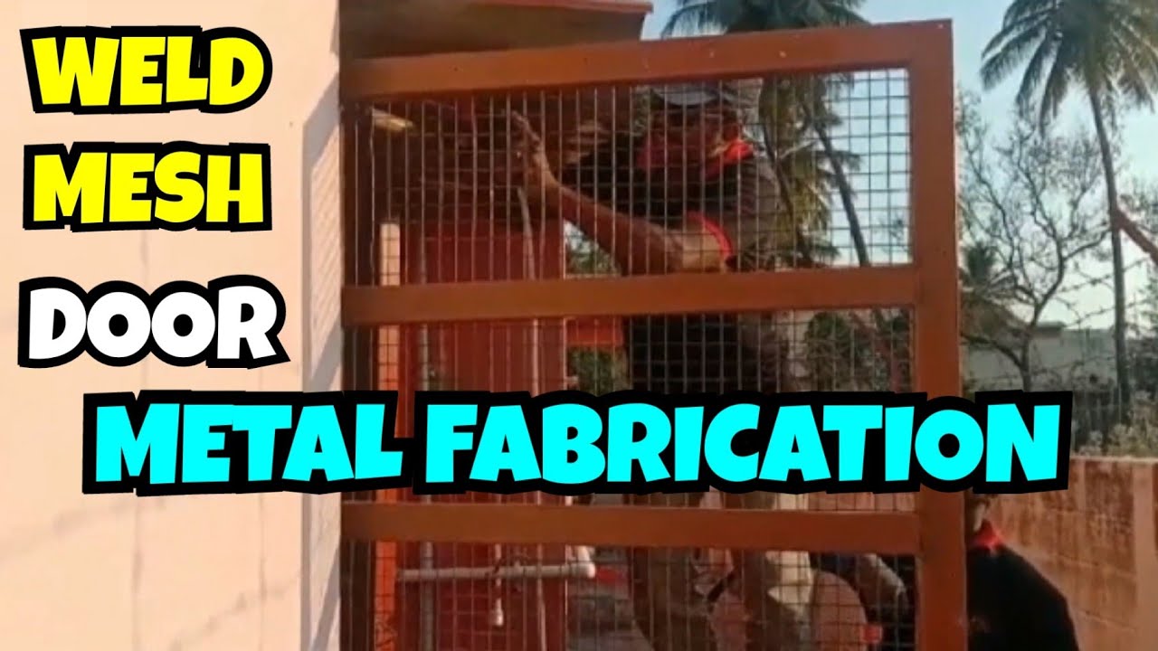 WELD MESH DOOR | JS ROOFING | FABRICATION SPECIALIST | METAL ...