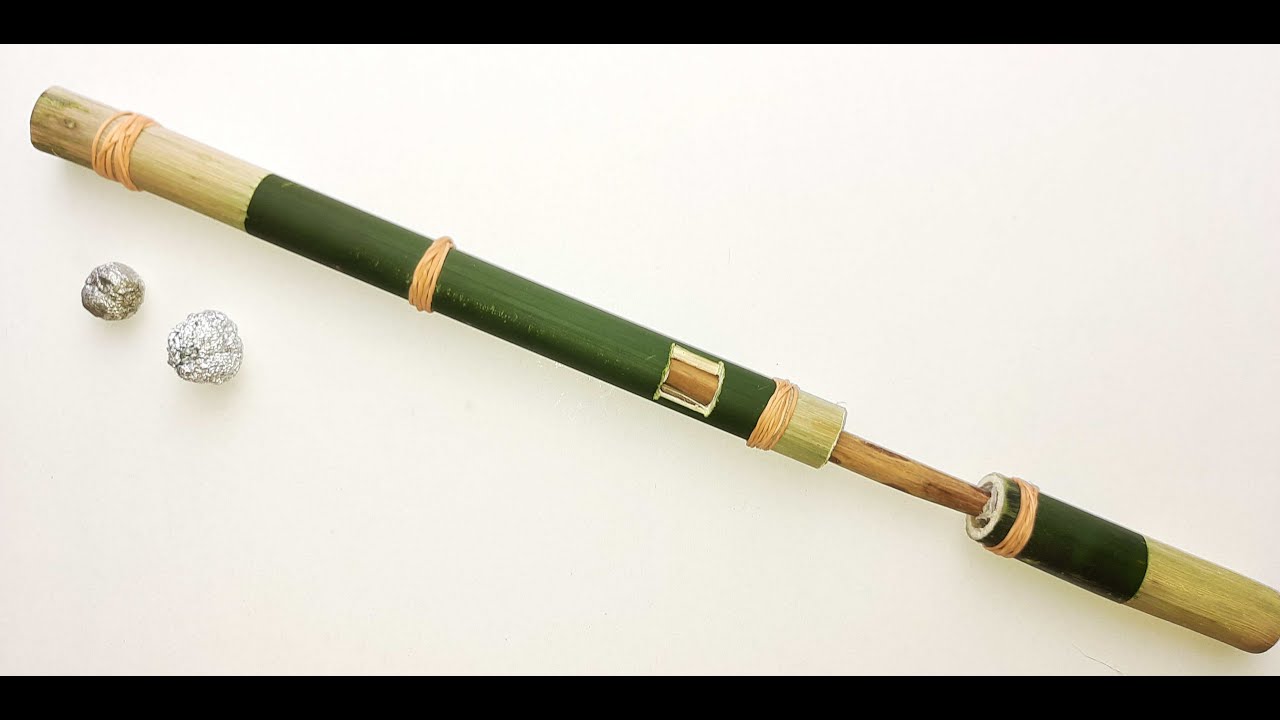 How to make a Bamboo Gun? |Toy Bamboo Gun | Bamboo Gun . - YouTube