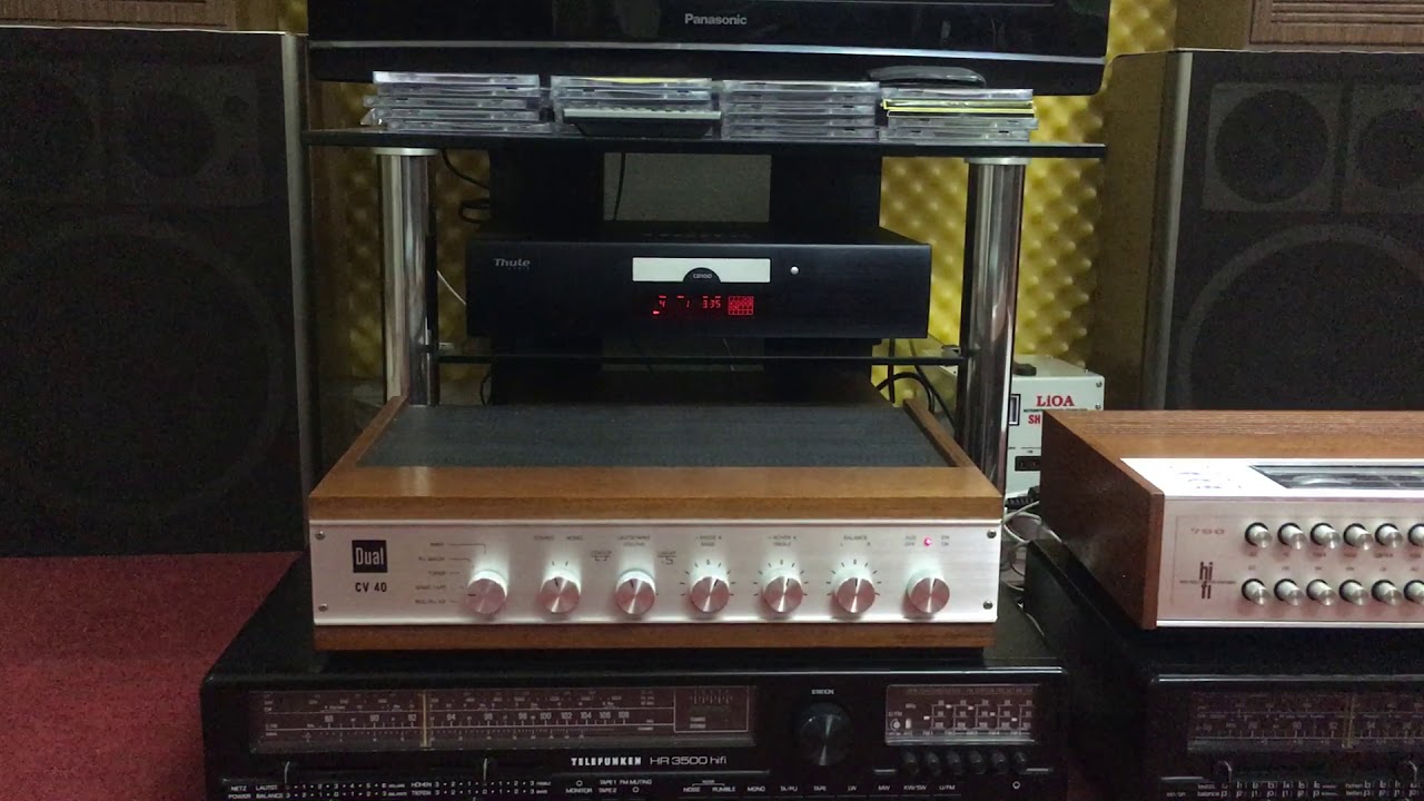 Amply Dual CV-40 Chất Âm Châu Âu - YouTube