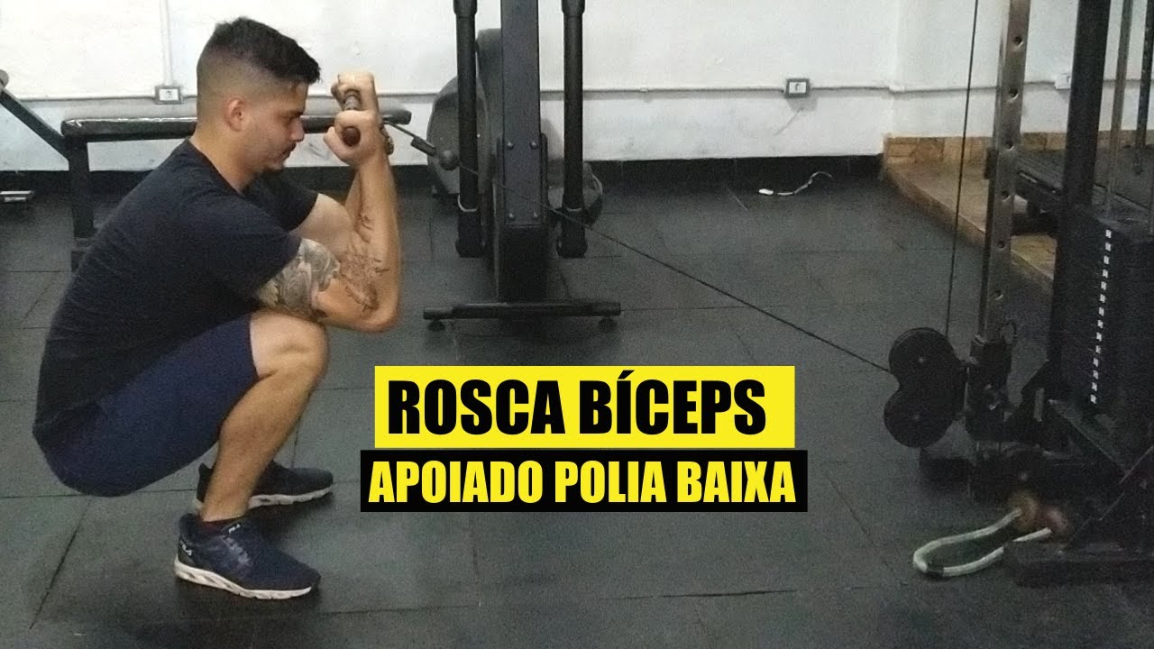 Rosca Bíceps Apoiado Polia Baixa Crossover - YouTube
