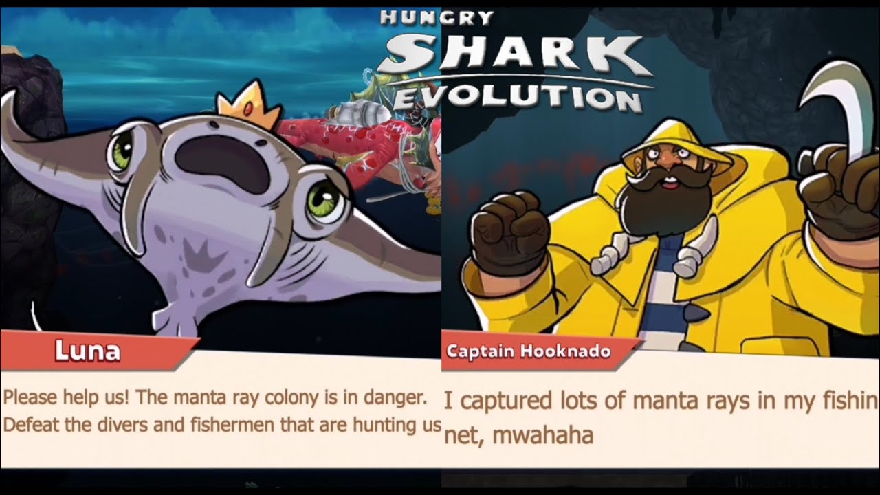 New Update Manta Ray Colony! - Hungry Shark Evolution - YouTube
