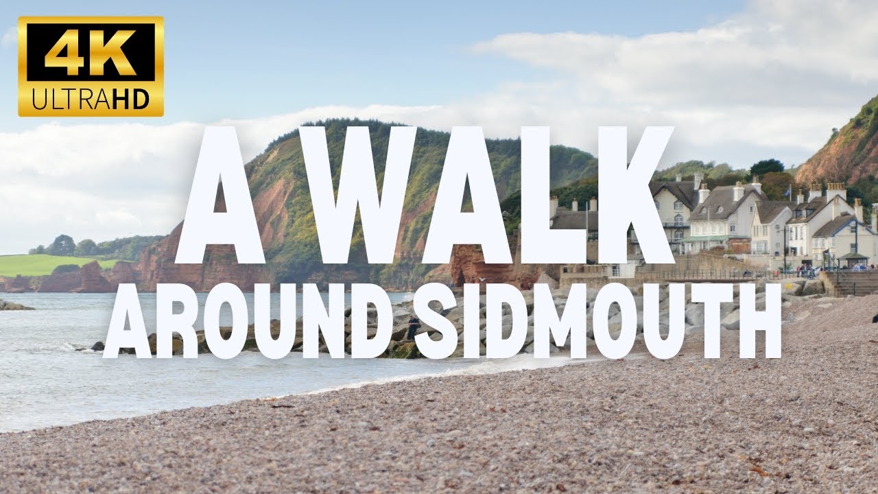 4K A walk in Sidmouth, Devon, England, Friday 23rd August 2024 - YouTube