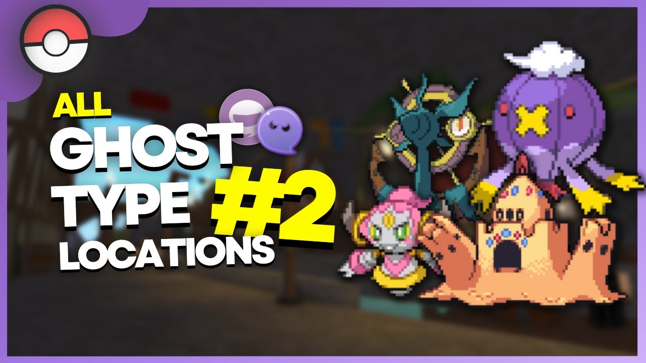 All Ghost Type Locations In PBF! #2 | Pokemon Brick Bronze - YouTube