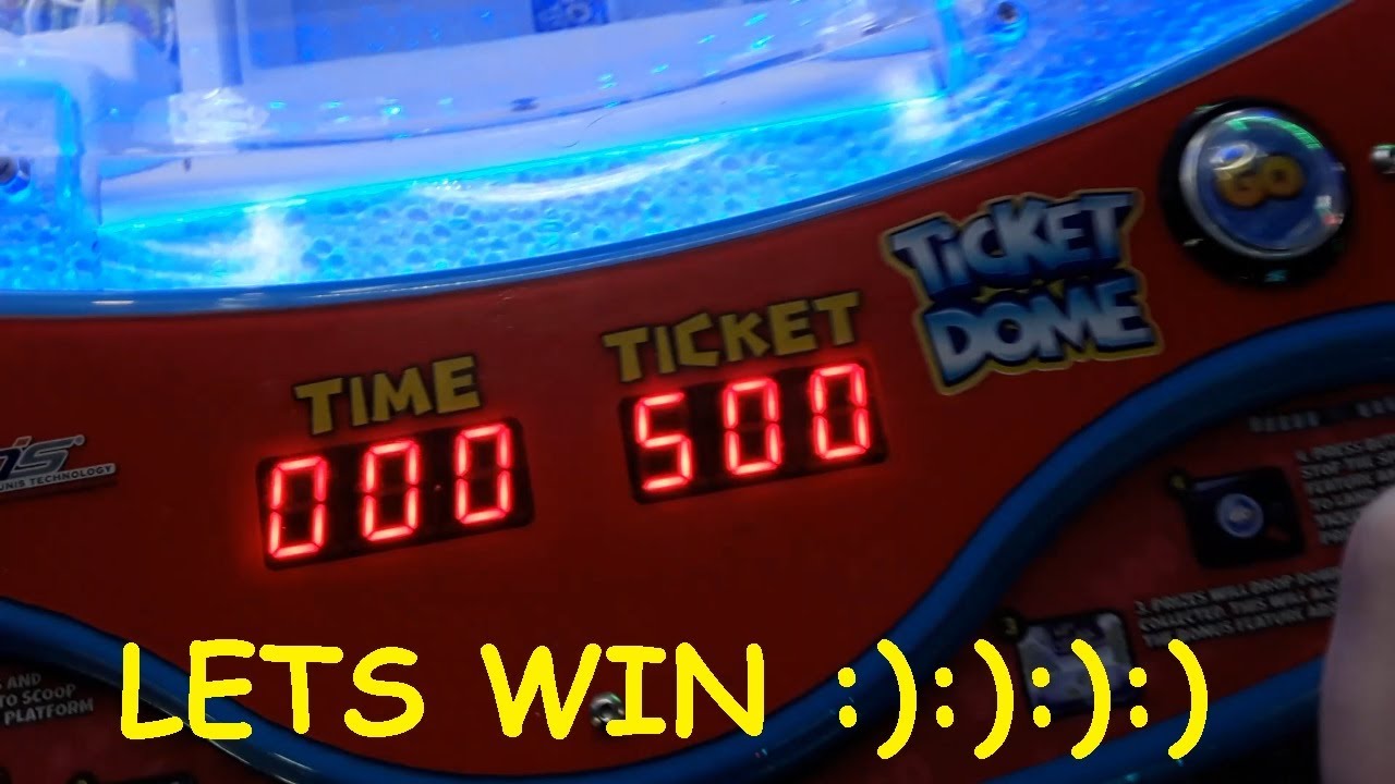 lets win tickets at the arcade - YouTube