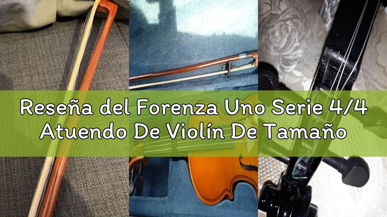 Reseña del Forenza Uno Serie 4/4 Atuendo De Violín De Tamaño Completo ...