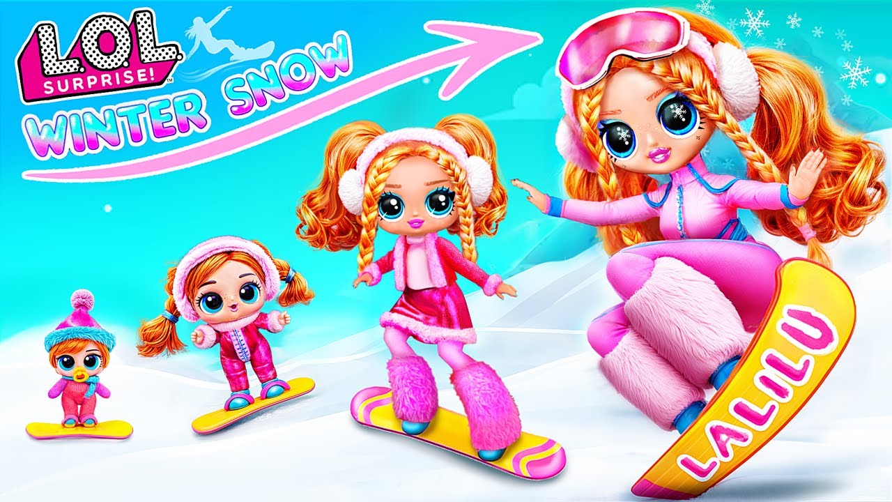 Winter Snow Doll În Creștere! 32 DIY-uri - YouTube