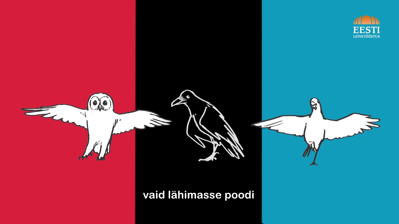 Linnusarja tooted - Kodukakk, Must Ronk ja Rukkirääk - YouTube