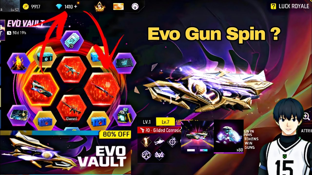 Finally Evo Vault Has Came 80% OFF Pakistan Server | Free Fire New Evo ...