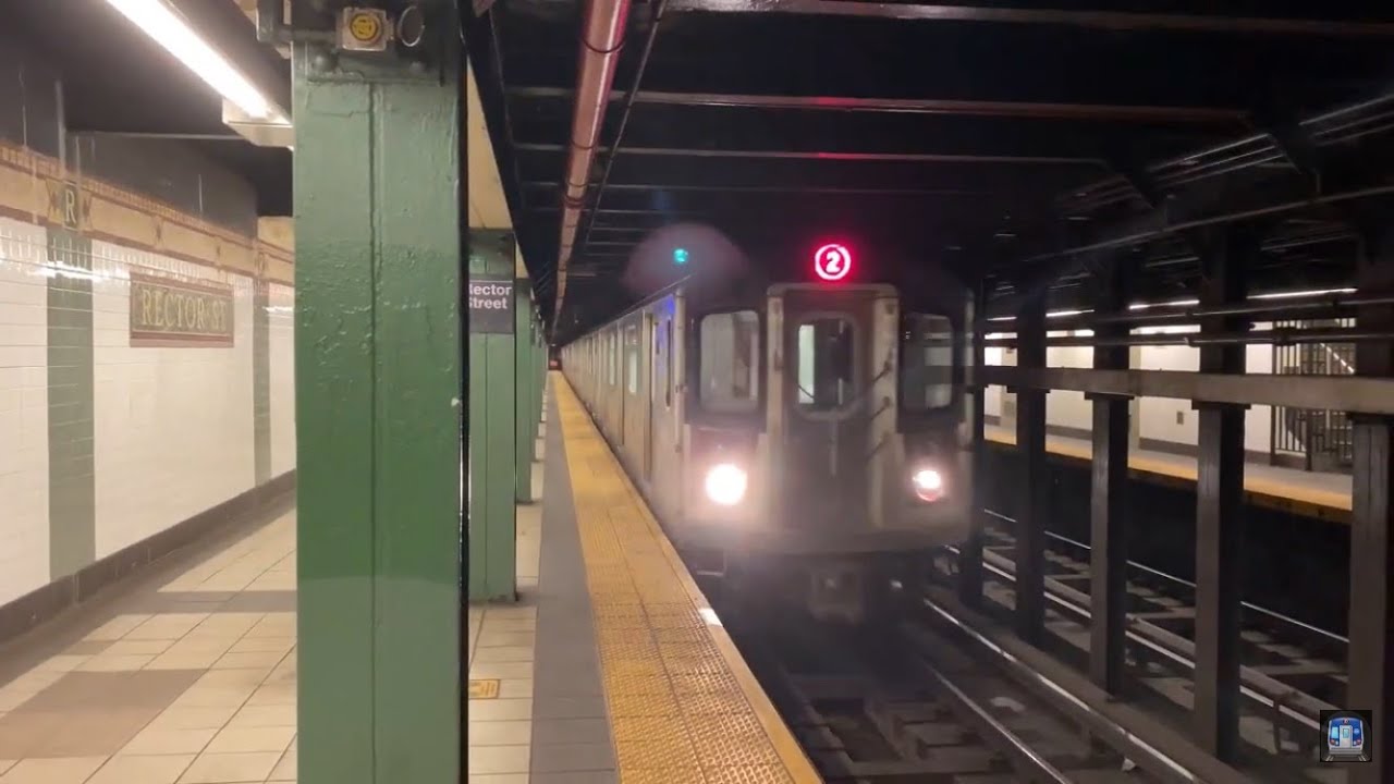 R62A/R142 1,2 Trains At Rector Street - YouTube