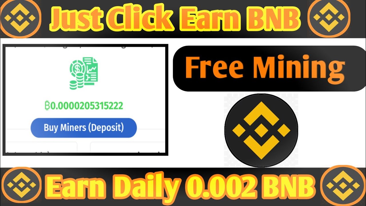 Just Click and earn Unlimited bnb Coin | Free Bnb Cloud mining site ...